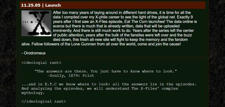 ETC 18th anniversary! « EatTheCorn.com